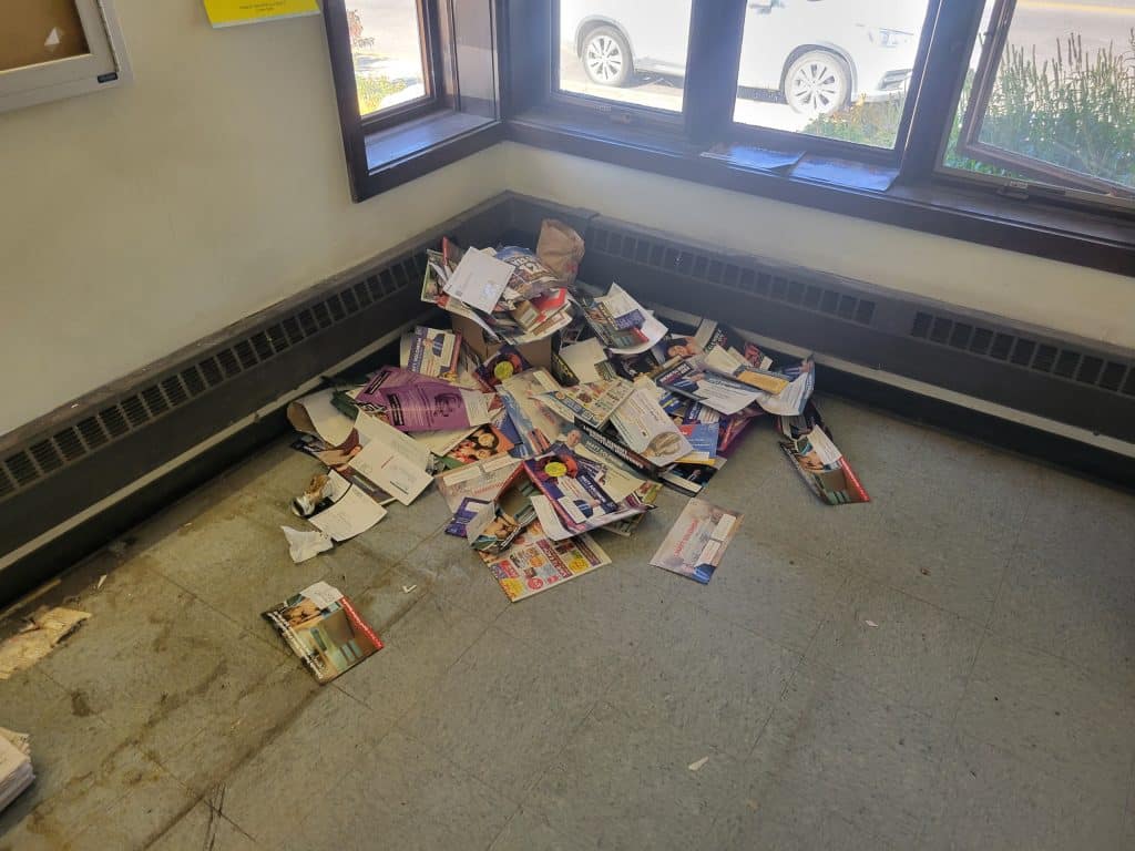 ‘Please take your trash home’: A month after removing its bins, the ...